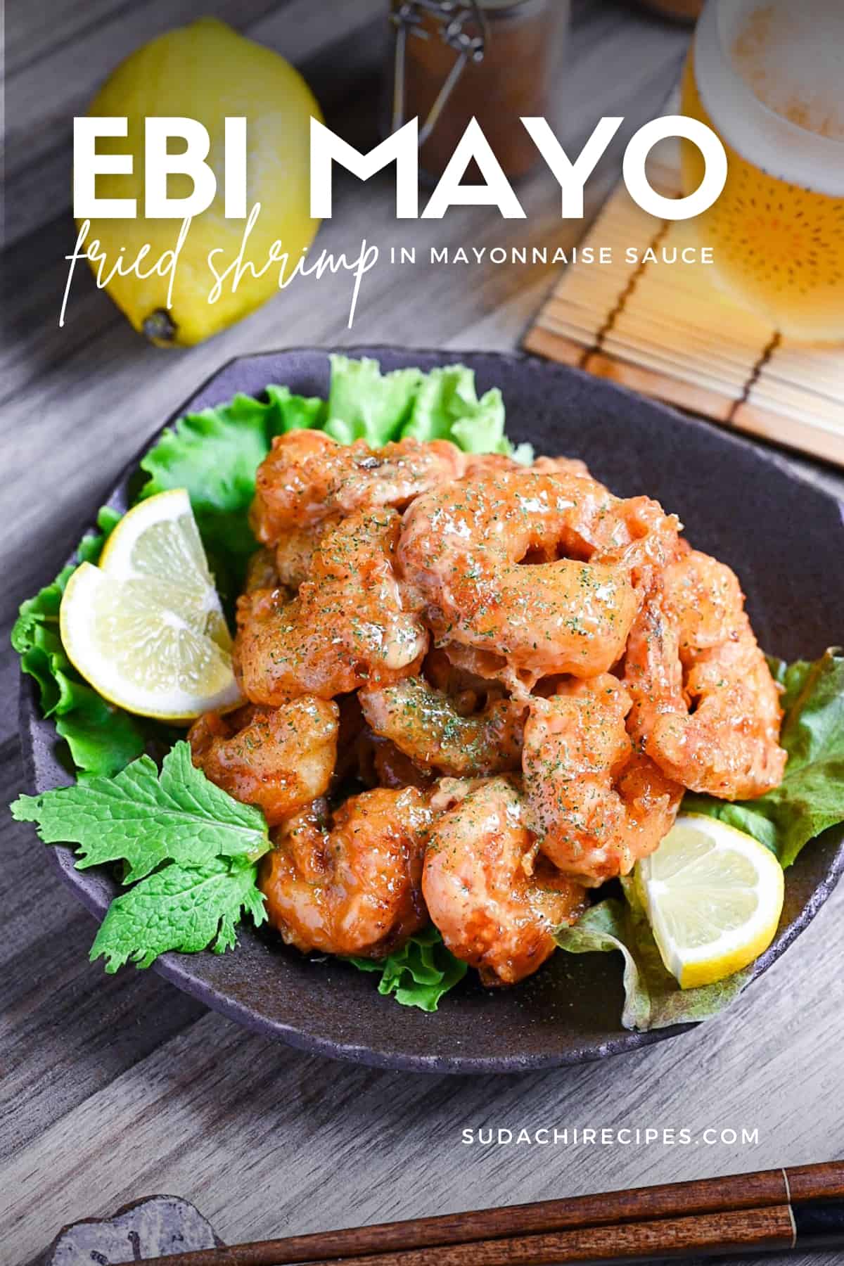 Ebi Mayo (Fried Shrimp in Mayonnaise Sauce) | Sudachi