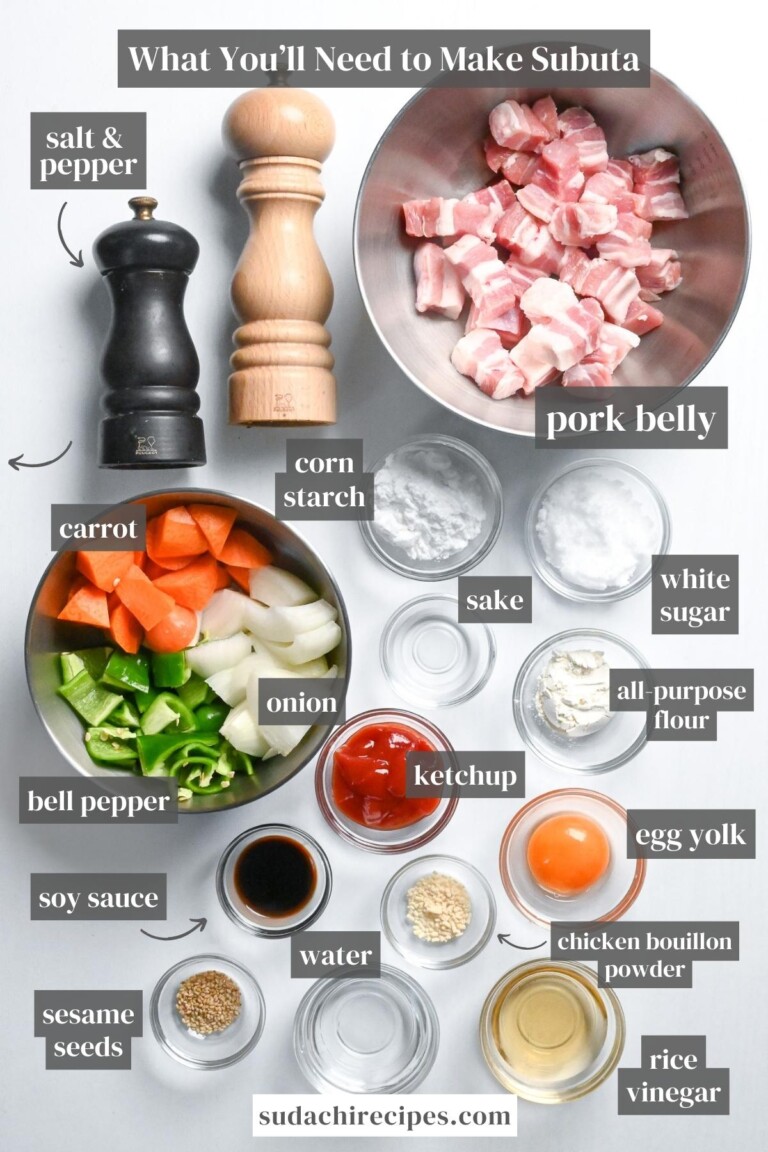 Subuta (Japanese Style Sweet And Sour Pork) | Sudachi