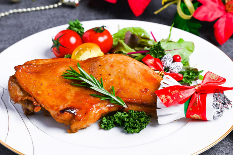 Japanese Christmas Chicken (Soy-Glazed Roasted Chicken Leg Quarters ...