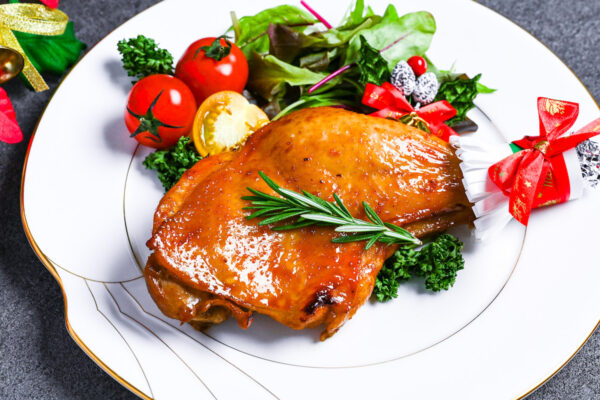 Japanese Christmas Chicken (Soy-Glazed Roasted Chicken Leg Quarters ...