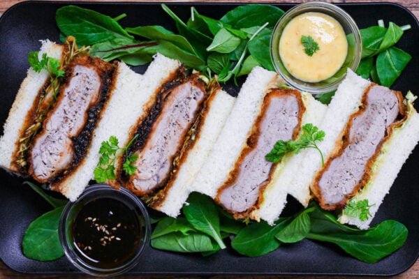 Katsu Sando with 2 Homemade Sauces (Pork Cutlet Sandwich) | Sudachi