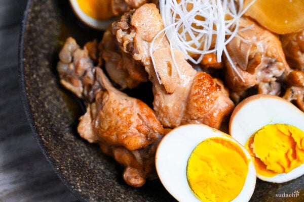 Japanese Vinegary Drumstick Stew (Sappari-Ni) | Sudachi