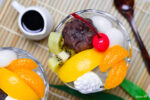 Anmitsu (Japanese Kanten Jelly Dessert with Red Bean Paste) | Sudachi