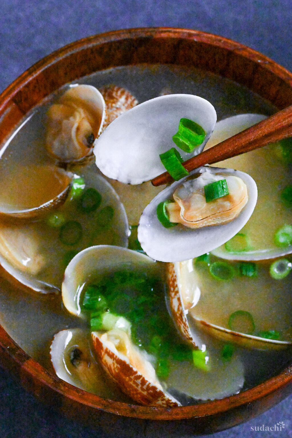 Clam Miso Soup (Asari no Miso Shiru) | Sudachi
