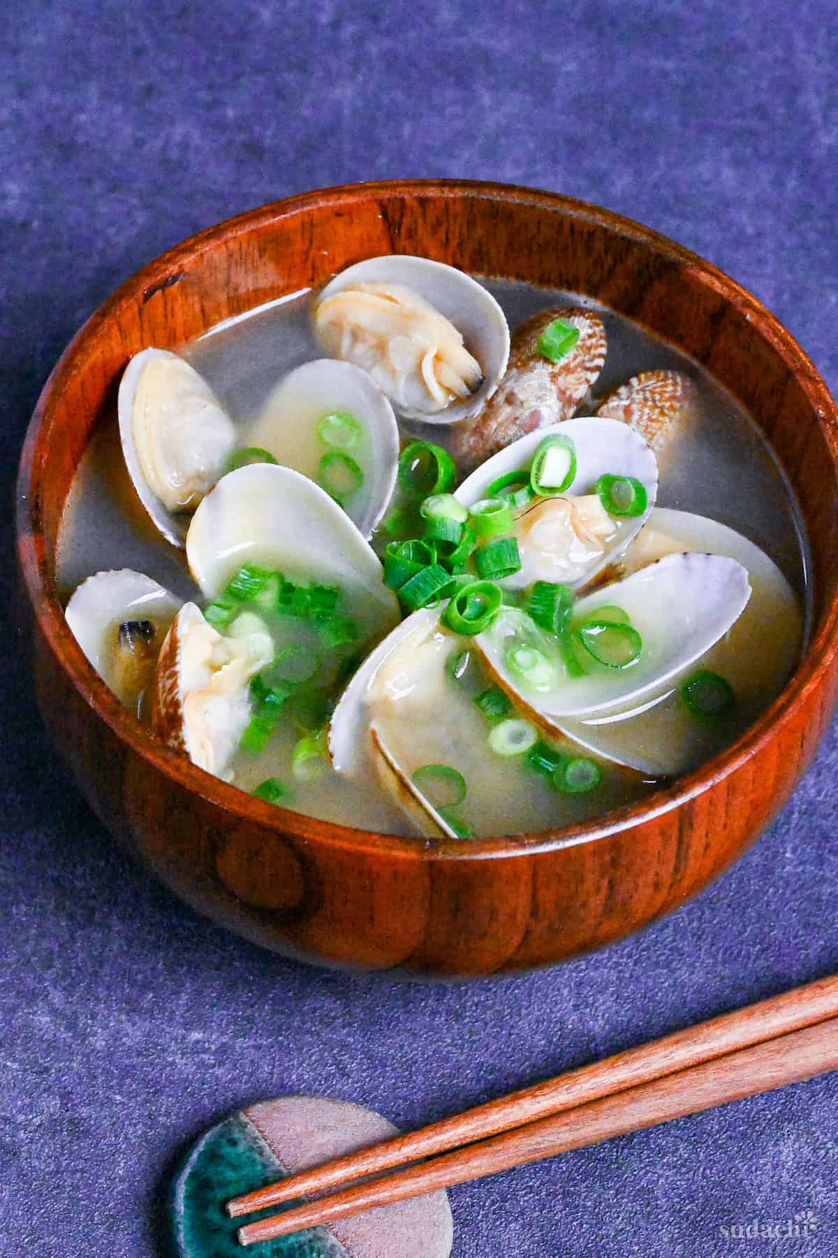 Clam Miso Soup (Asari no Miso Shiru) | Sudachi