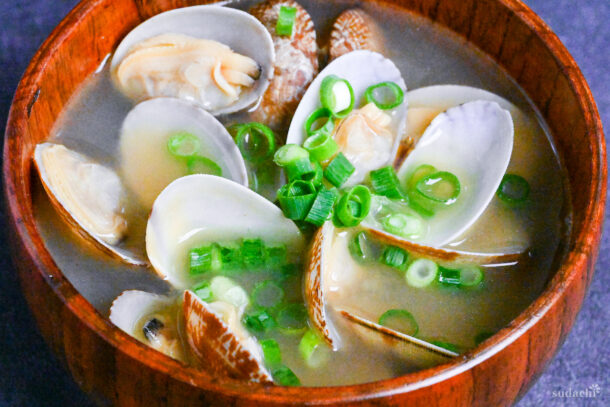 Clam Miso Soup (Asari no Miso Shiru) | Sudachi