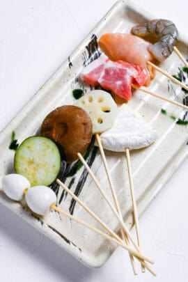 Osaka-Style Kushiage (Japanese Deep-Fried Skewers) | Sudachi