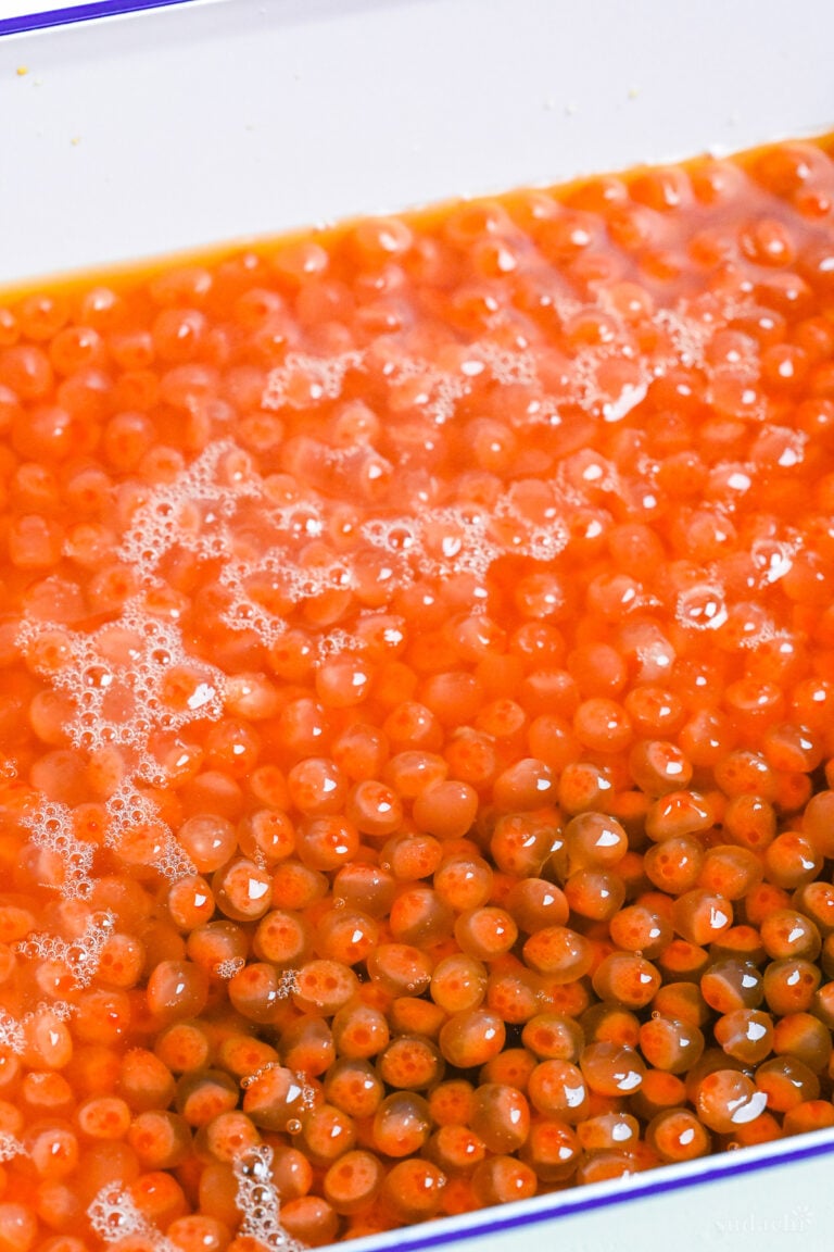 Homemade Ikura Caviar (Japanese Soy Cured Salmon Roe) | Sudachi