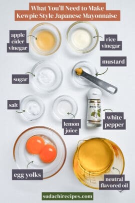 Kewpie Mayo Copycat Recipe (Japanese Style Mayonnaise) | Sudachi
