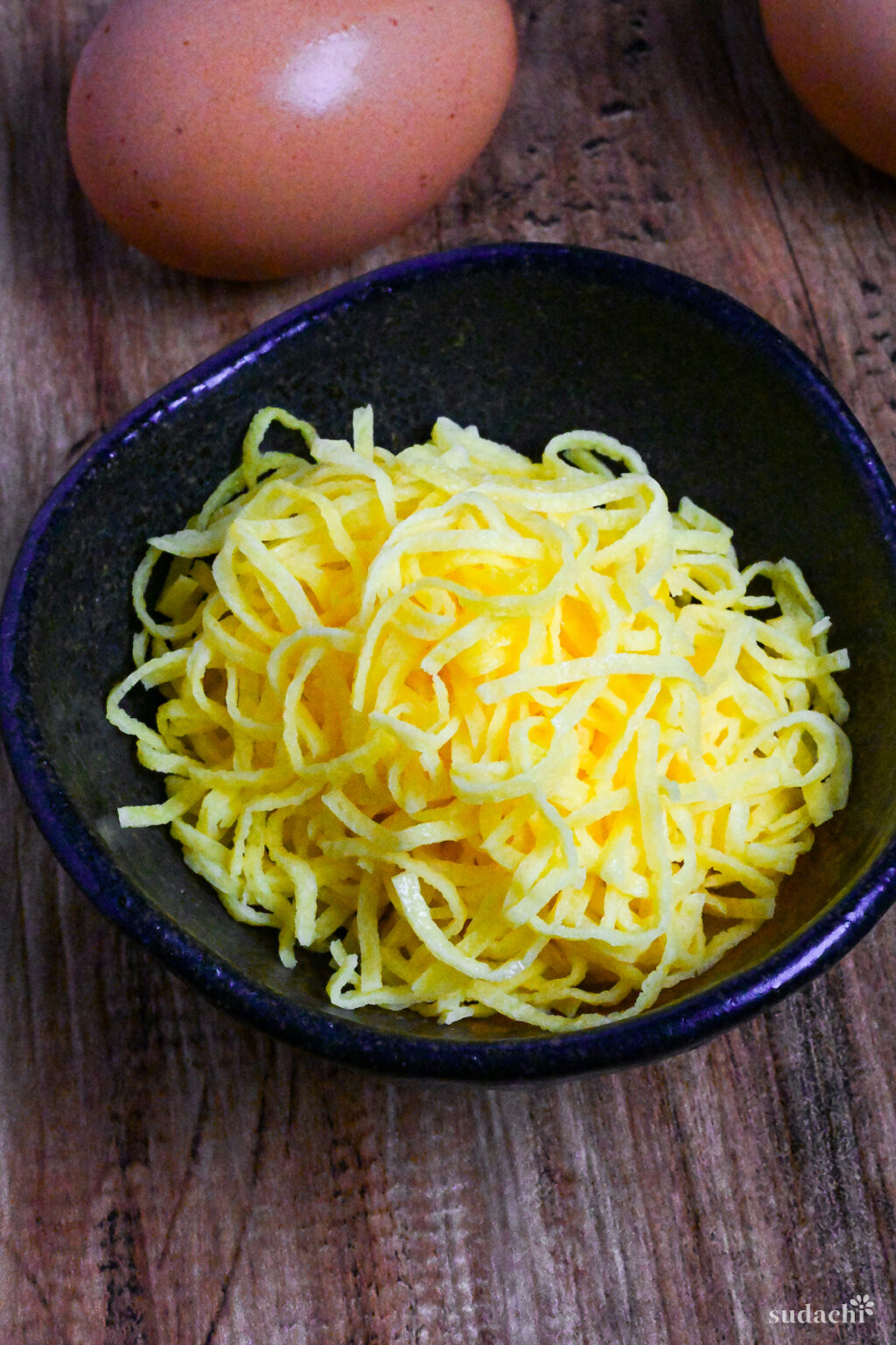 Kinshi Tamago (Shredded Egg Crepe) | Sudachi