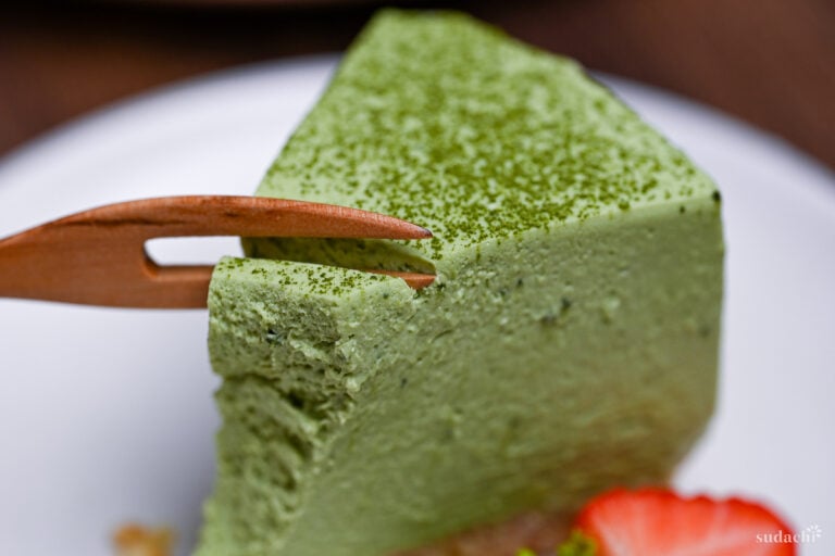 Matcha Rare Cheesecake (No Bake) | Sudachi