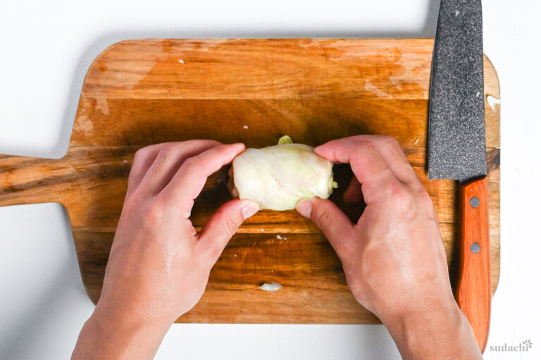 Japanese Style Cabbage Rolls (Roru Kyabetsu) | Sudachi