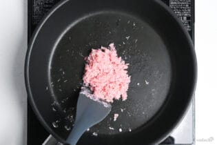 Homemade Sakura Denbu (Fluffy Pink Fish Flakes) | Sudachi