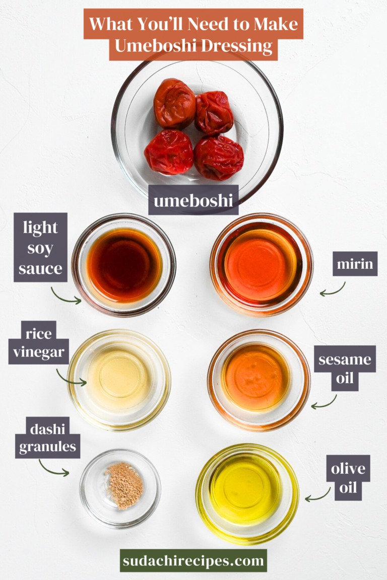 Umeboshi Pickled Plum Salad Dressing | Sudachi