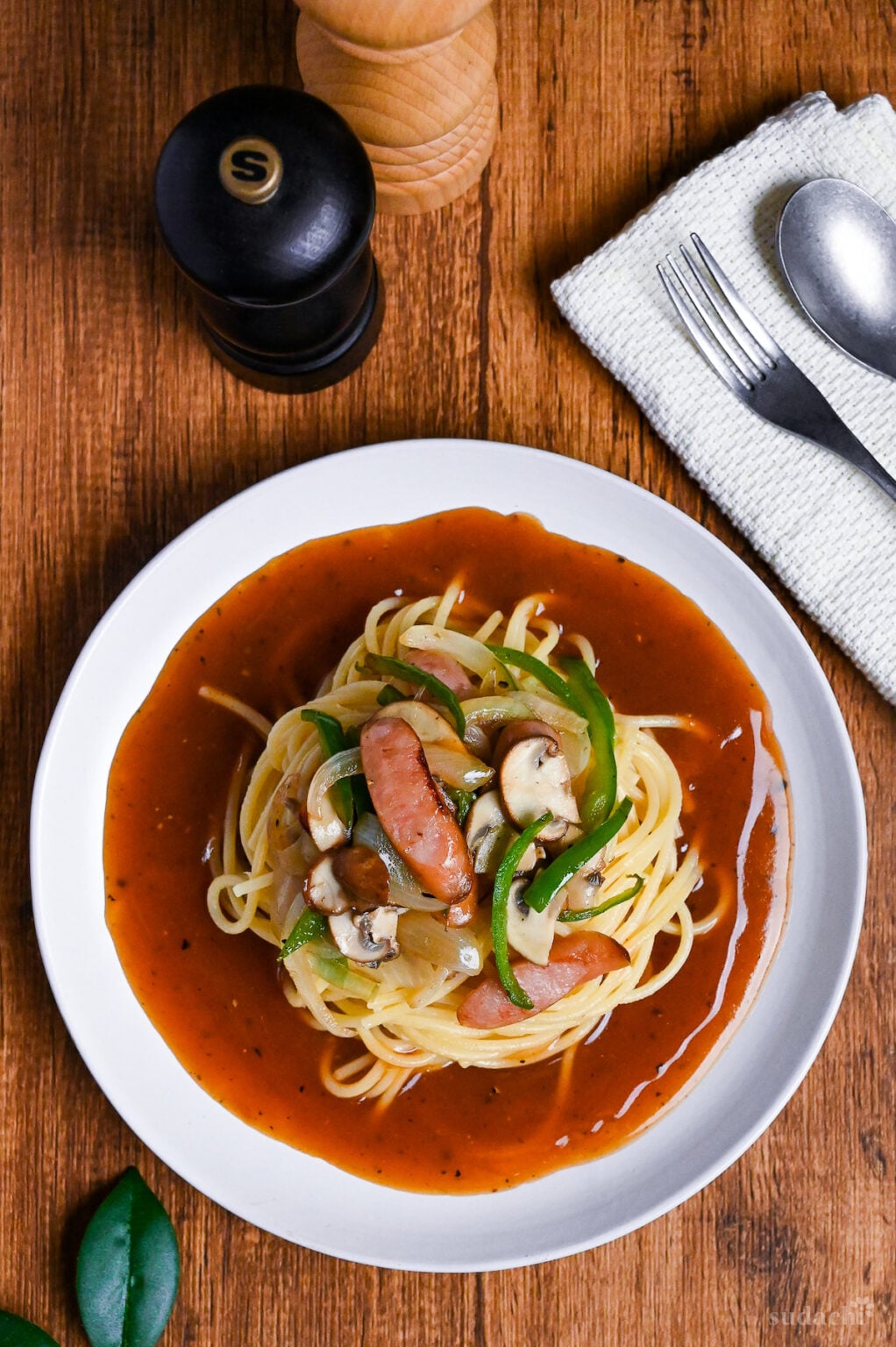 Ankake Spa (Nagoya's Spaghetti with Thick Sauce) | Sudachi