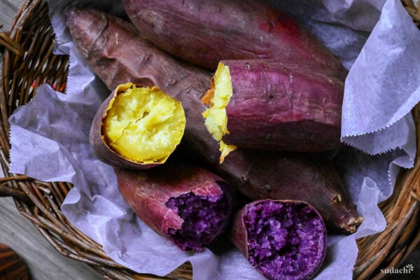 Yaki Imo (Baked Japanese Sweet Potatoes) | Sudachi