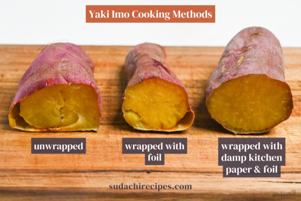 Yaki Imo (Baked Japanese Sweet Potatoes) | Sudachi