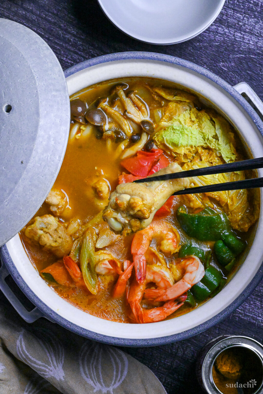 Easy Japanese Style Curry Hotpot Using Curry Powder | Sudachi