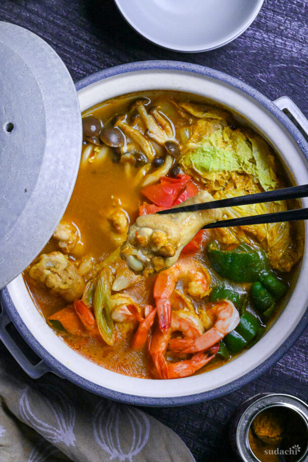 Easy Japanese Style Curry Hotpot Using Curry Powder | Sudachi