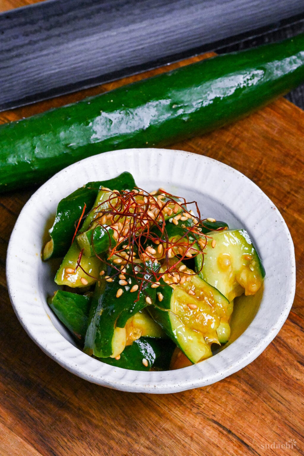 Izakaya's Yamitsuki Smashed Cucumber Salad (Pirikara Tataki Kyuri ...