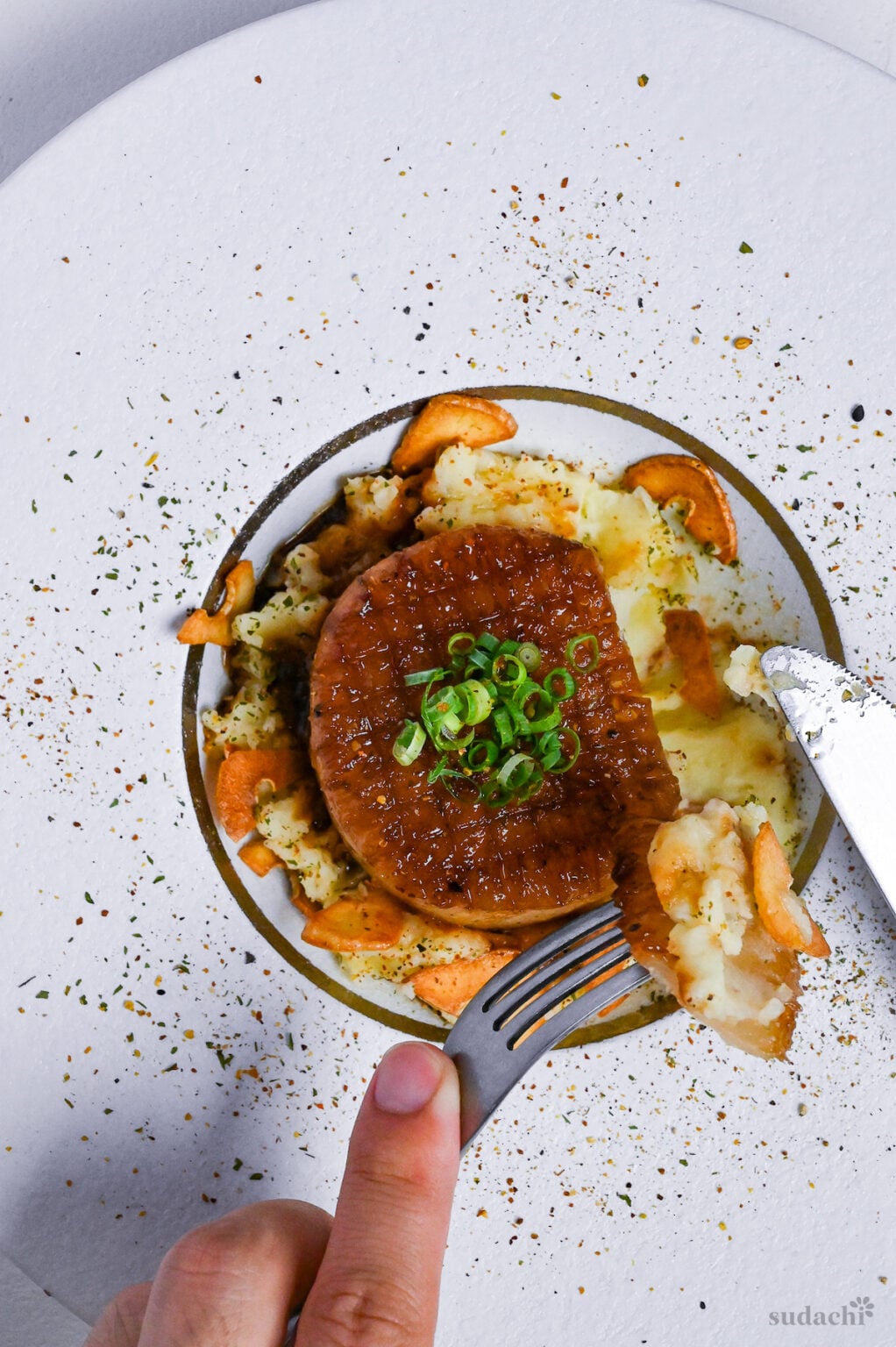 Daikon Steak with Rich Japanese-Inspired Sauce | Sudachi