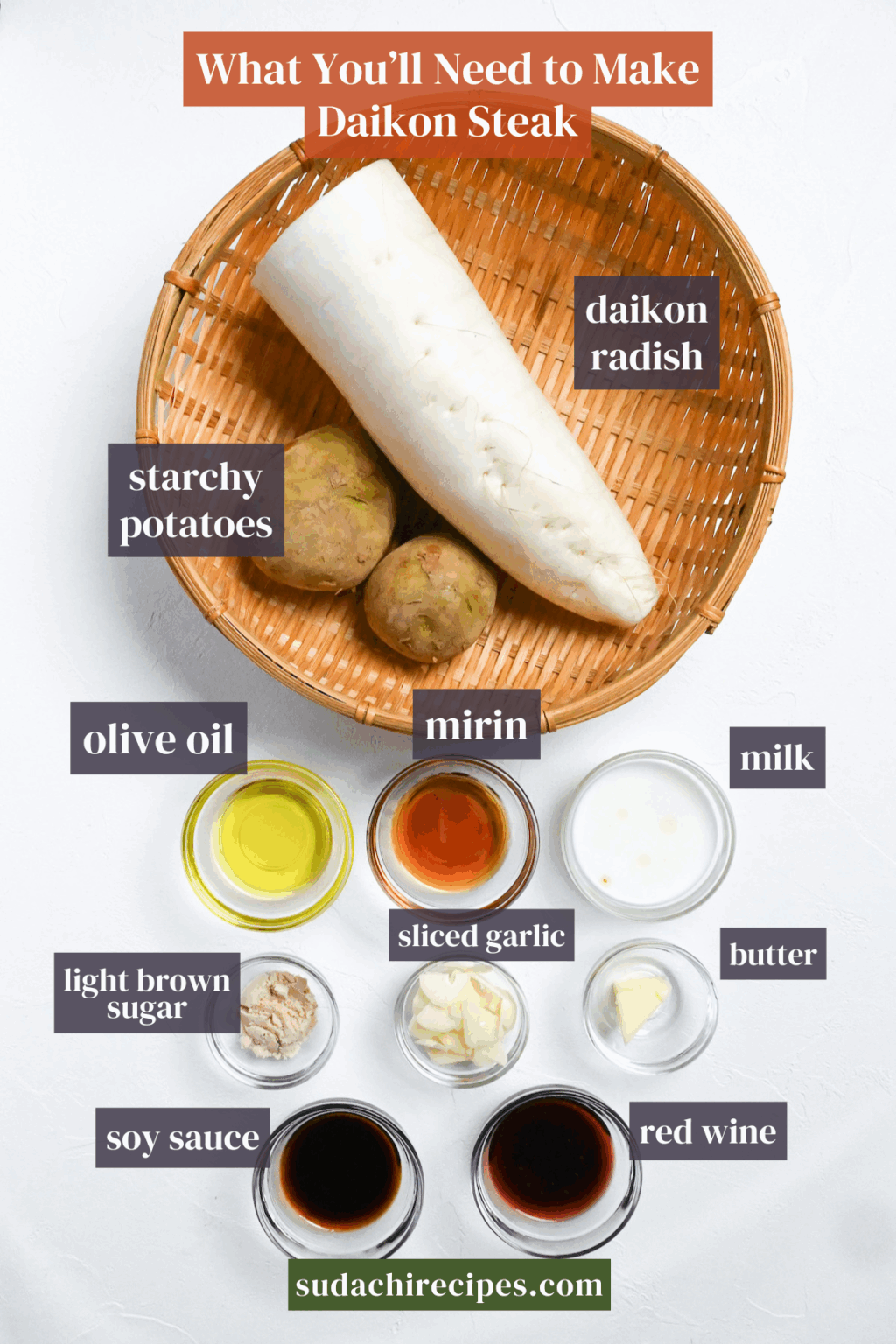 Daikon Steak with Rich Japanese-Inspired Sauce | Sudachi
