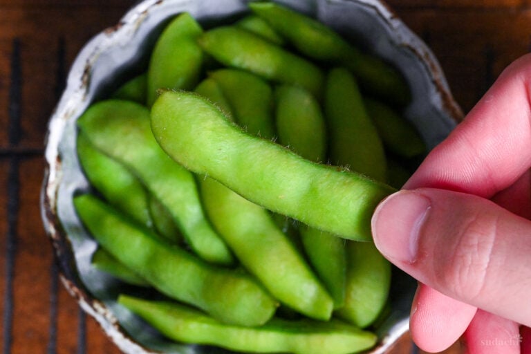 Best Salt Boiled Edamame Just Like Izakaya | Sudachi