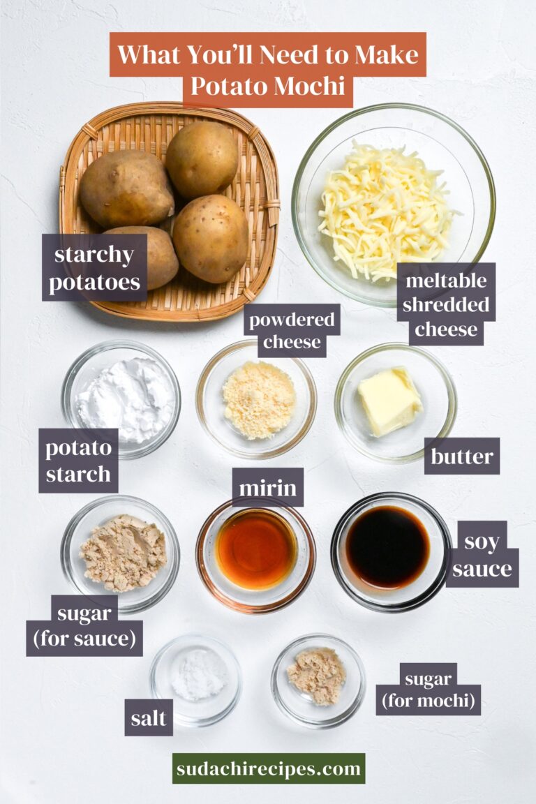 Imo Mochi (Hokkaido's Potato Mochi with Cheese) | Sudachi