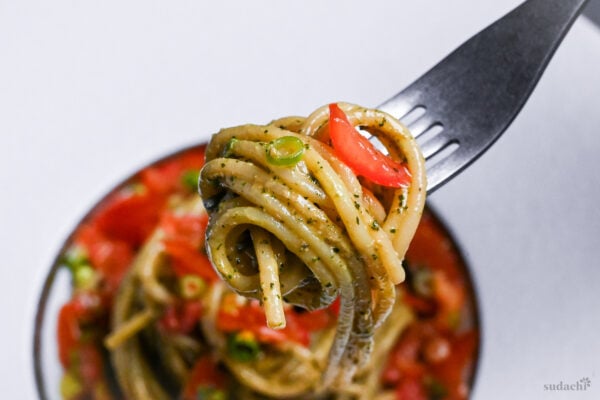 Cold Shiso Pesto Pasta | Sudachi