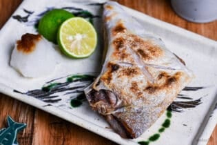 Hamachi Kama Shioyaki (Grilled Yellowtail Collar) | Sudachi
