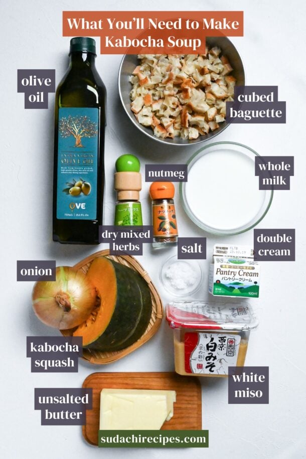 Easy Kabocha Squash Soup | Sudachi