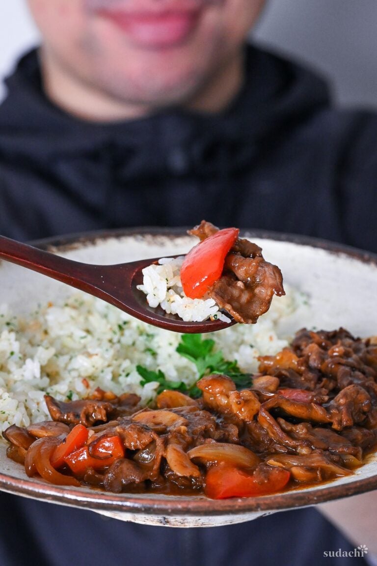 Hayashi Rice (Japanese Hashed Beef with Rice) | Sudachi