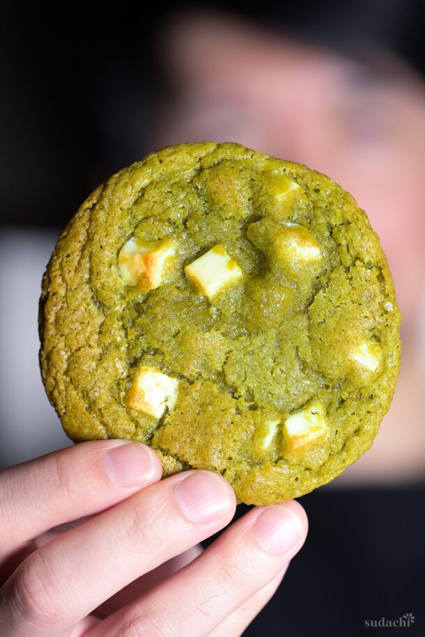 Matcha and White Chocolate Chip Cookies | Sudachi