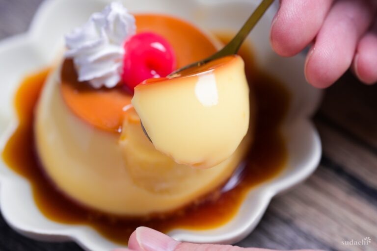 Japanese Café Style Purin (Oven Baked/Water Bath Method) | Sudachi