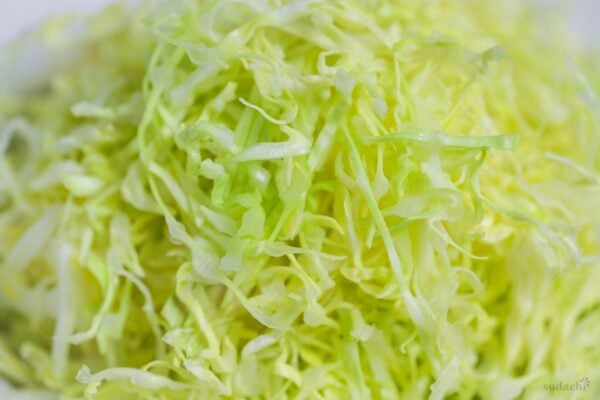 How to Make Japanese Shredded Cabbage for Sides | Sudachi