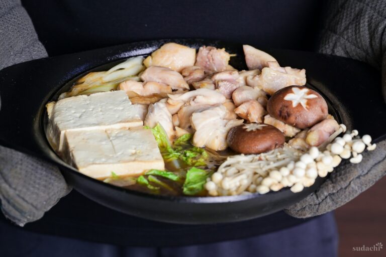Chicken Sukiyaki (Kashiwa no Sukiyaki) | Sudachi